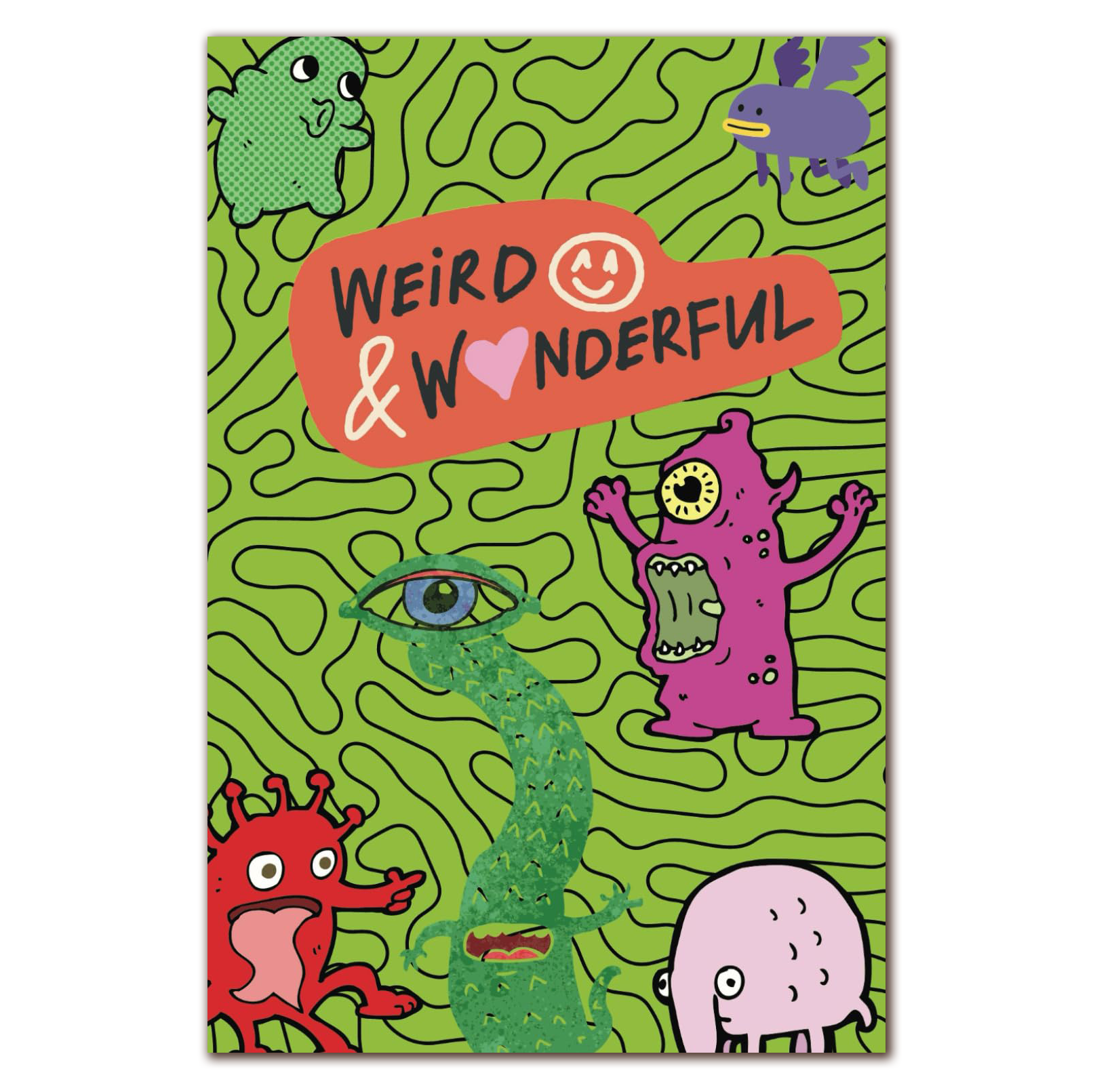Weird & Wonderful Journal by Aurora Random - Canadian Product | Glitch ...