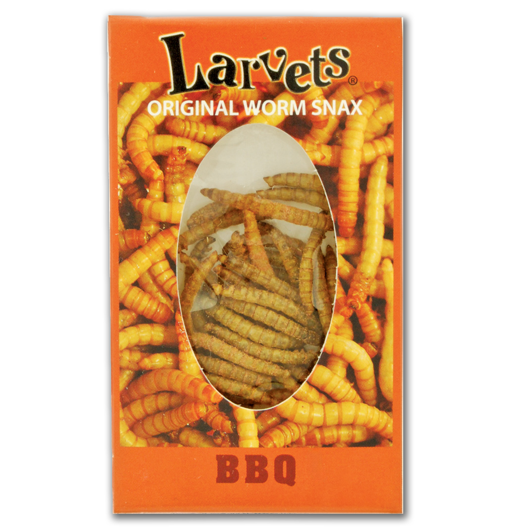 Larvets Original Worm Snax - BBQ - 1.9g | Glitch Gifts and Novelties