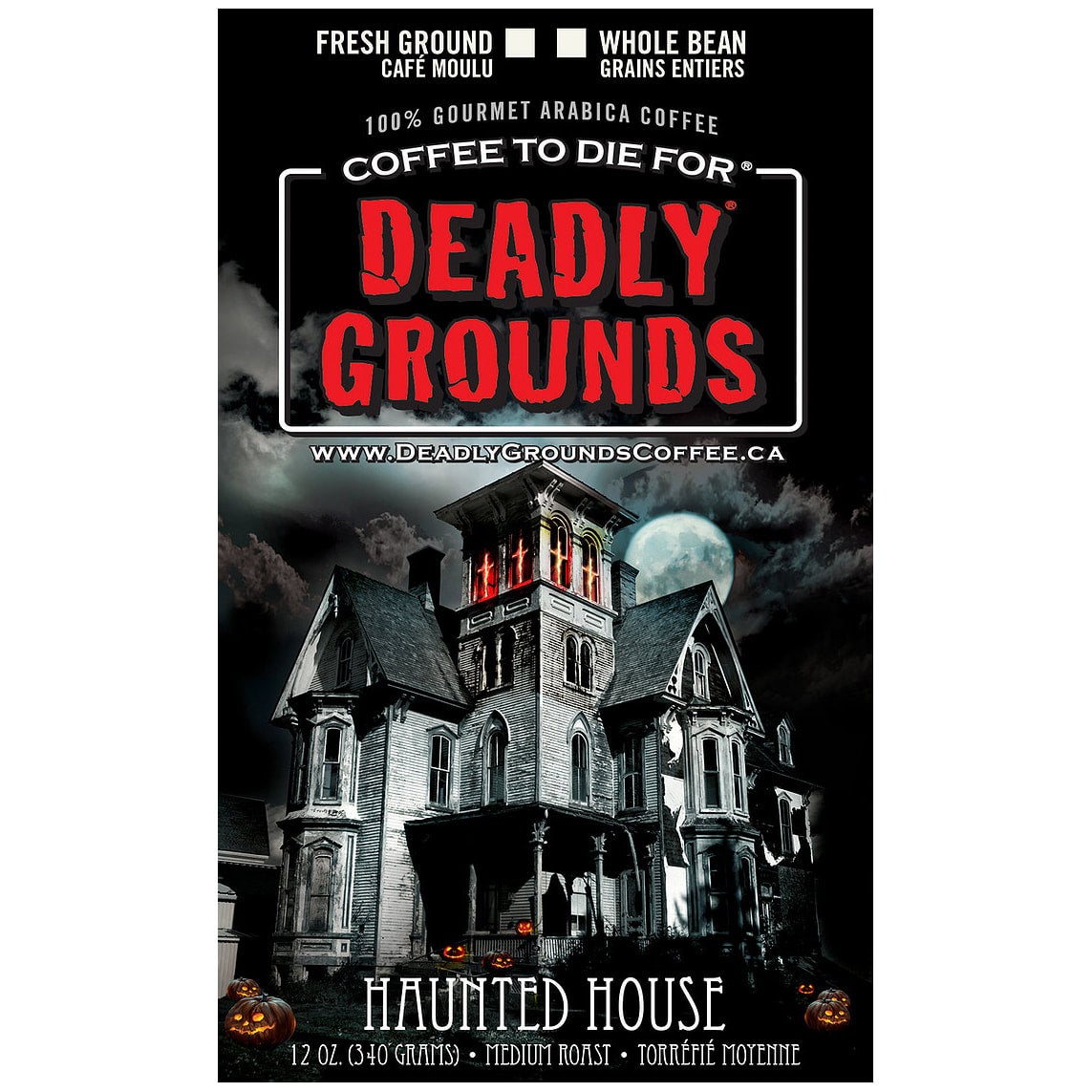 Haunted House Roast - Medium Roast Coffee (ground) by Coffin Creek ...